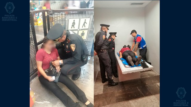 Elementos De La Pbi De La Ssc Auxilian A Usuaria Tras Sufrir Una Crisis